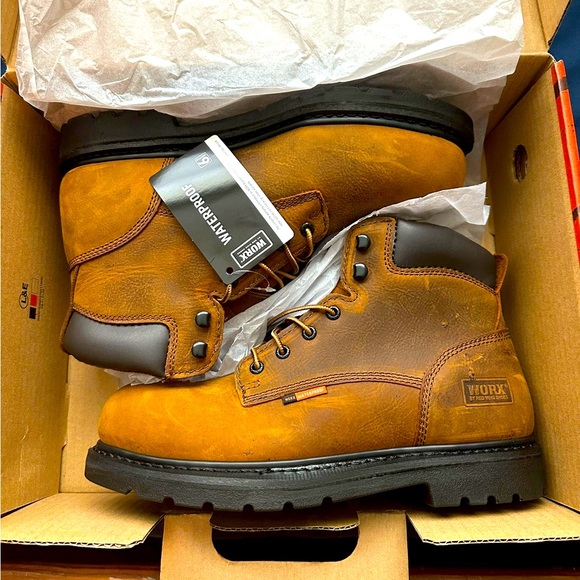 Red Wing Shoes | Shoes | New Red Wing Shoes Brown Tan Work Footwear ...